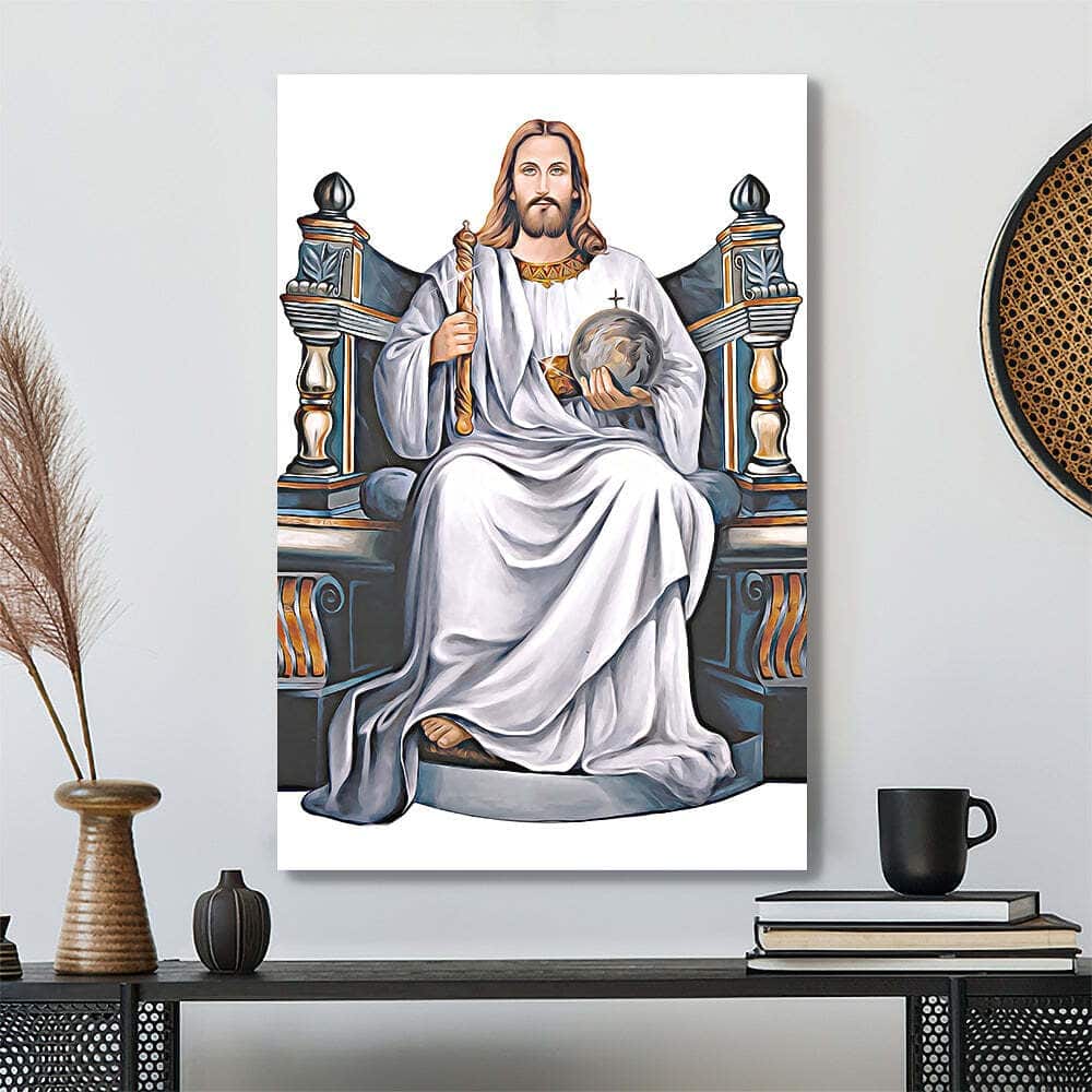Jesus Christ Jesus Bible Verse Scripture Christian Canvas Print For ...